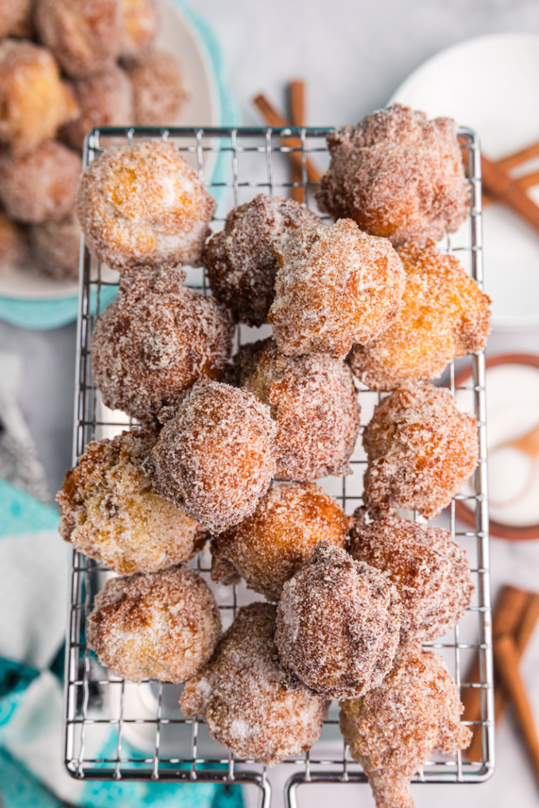 Pumpkin Doughnut Drops - Recipe Girl