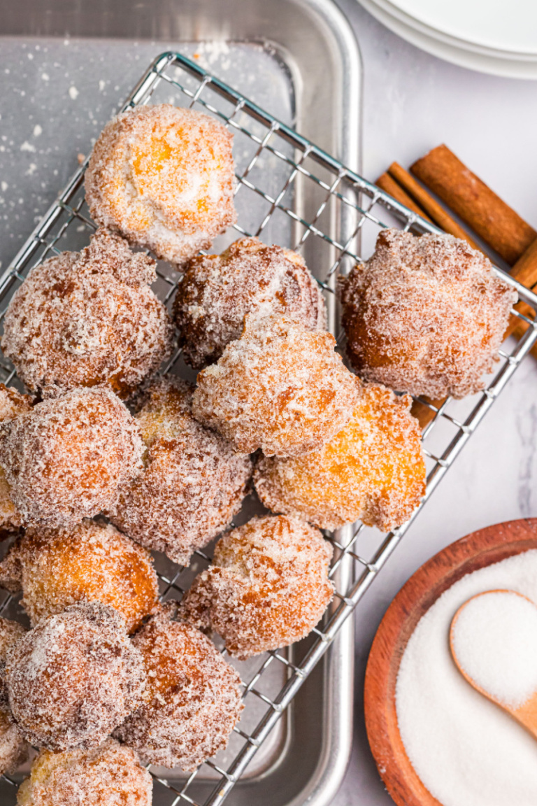 Pumpkin Doughnut Drops - Recipe Girl