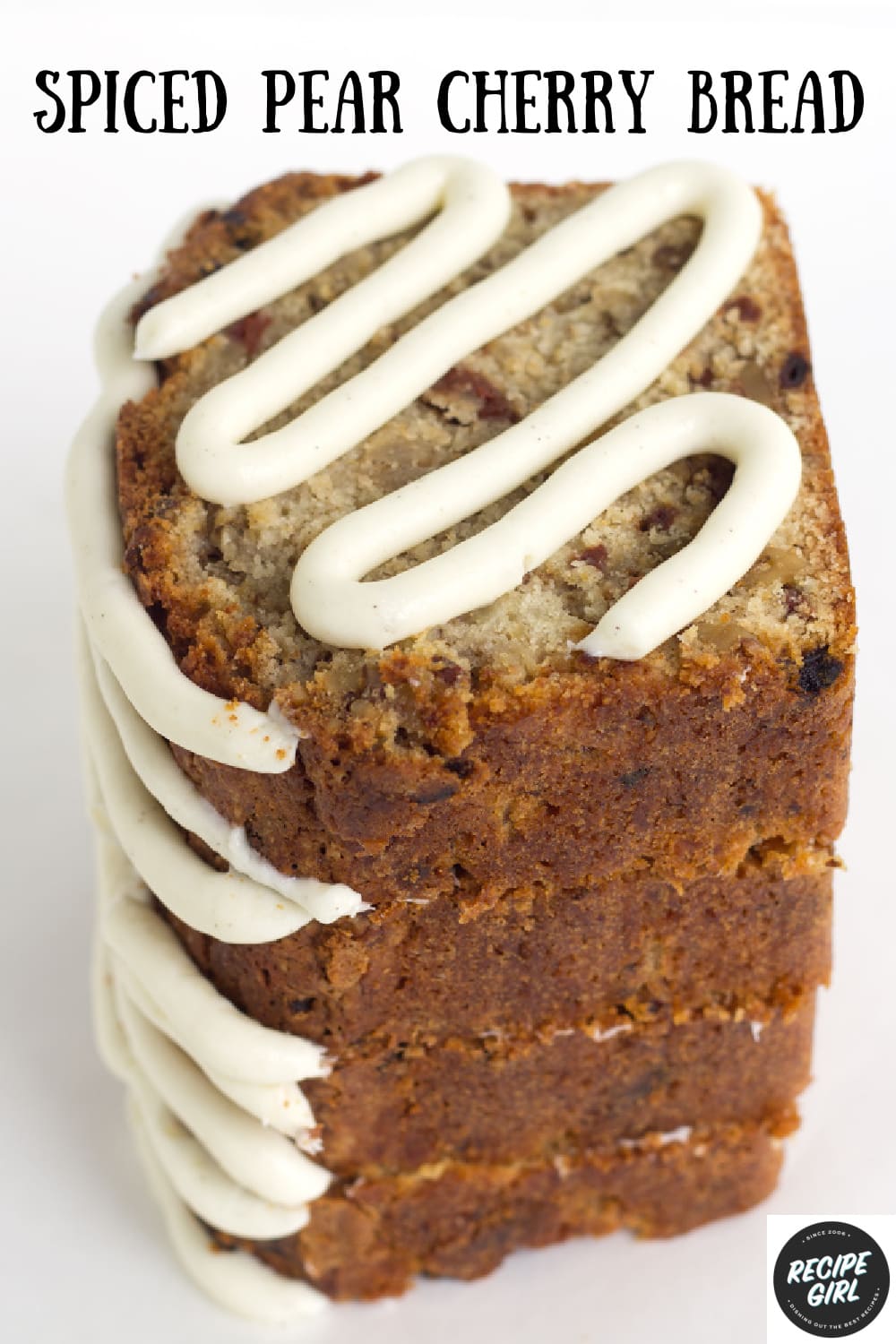 Spiced Pear Cherry Bread - Recipe Girl