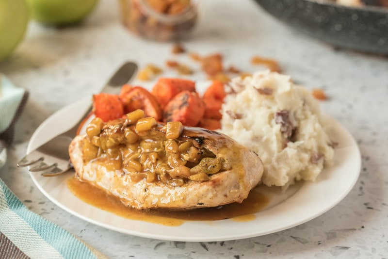 Chicken Breasts with Curried Apple Stuffing - Recipe Girl