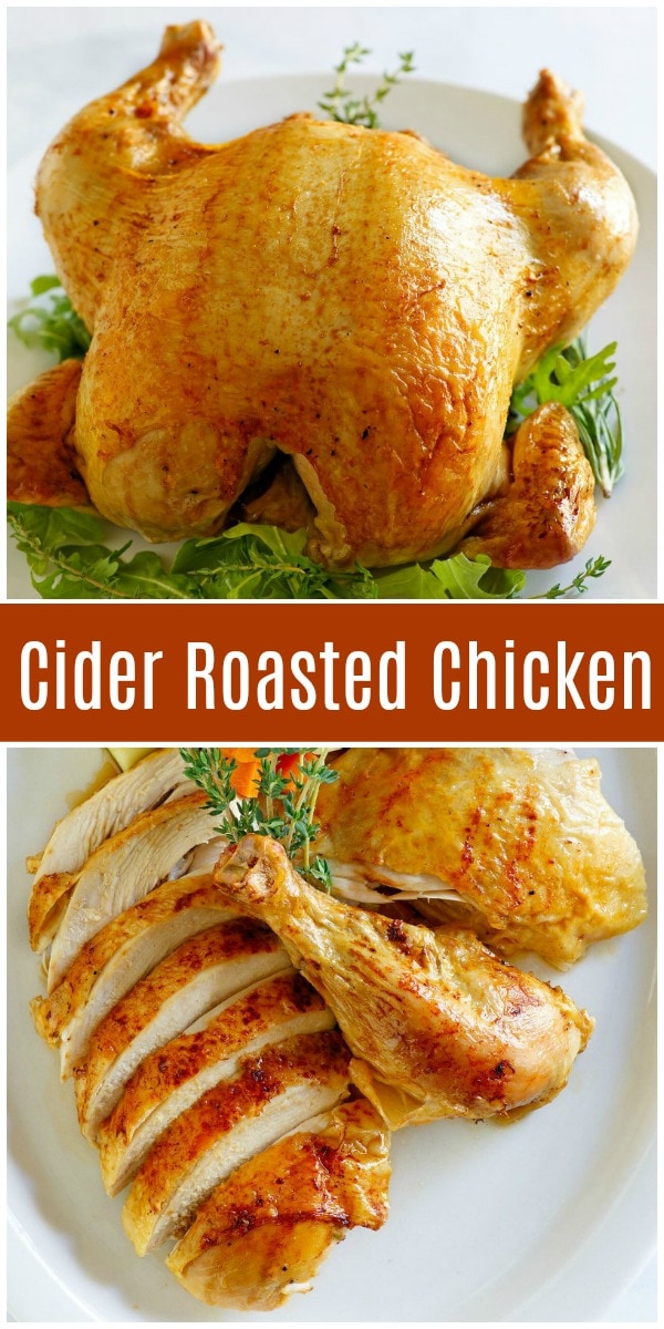 Cider Roasted Chicken - Recipe Girl