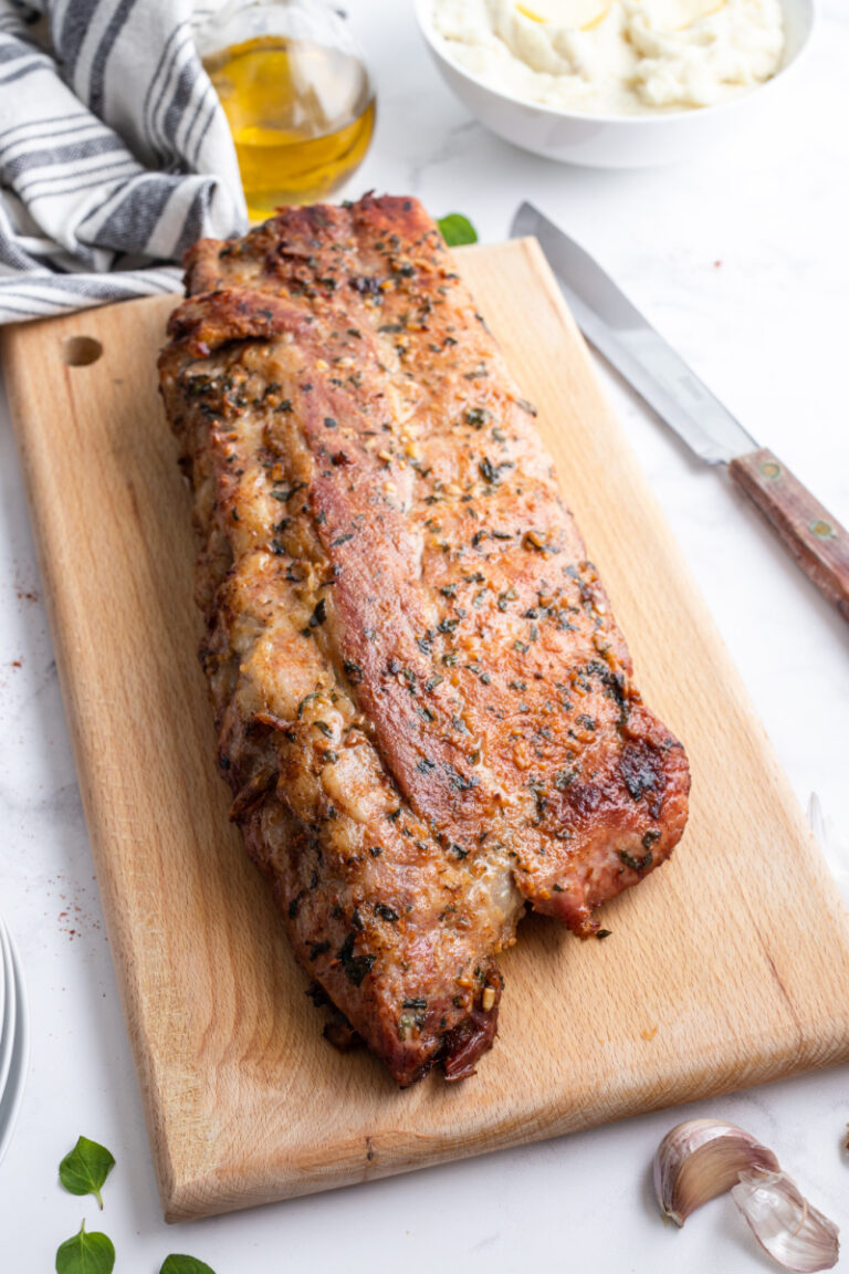 Garlic and Oregano Pork Ribs - Recipe Girl