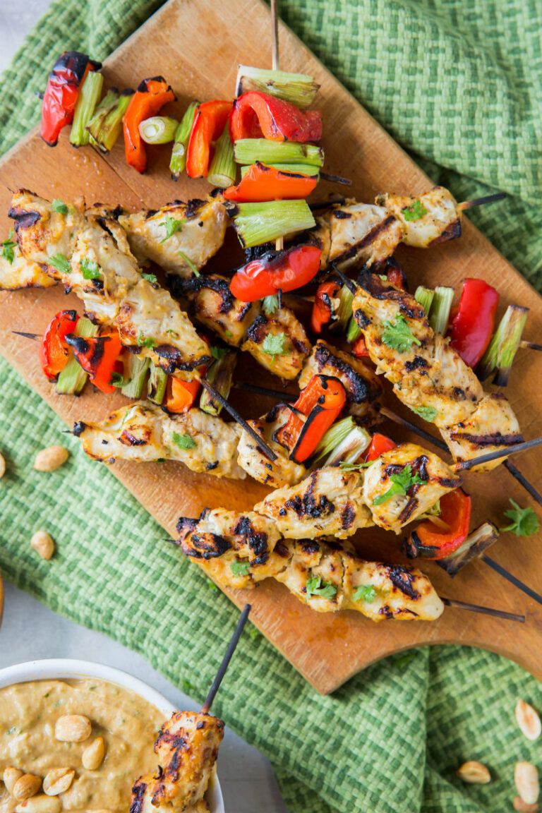 Thai Pumpkin Chicken Satay - Recipe Girl
