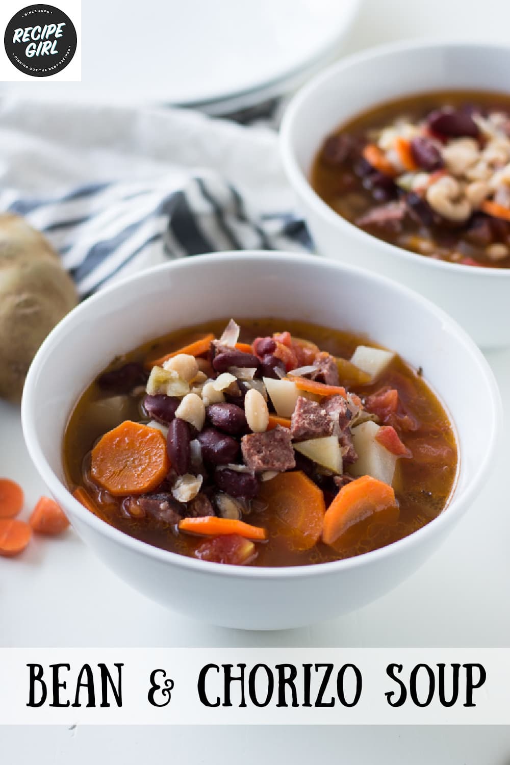 Bean and Chorizo Soup - Recipe Girl