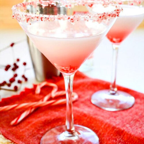 Candy Cane Martini - Recipe Girl