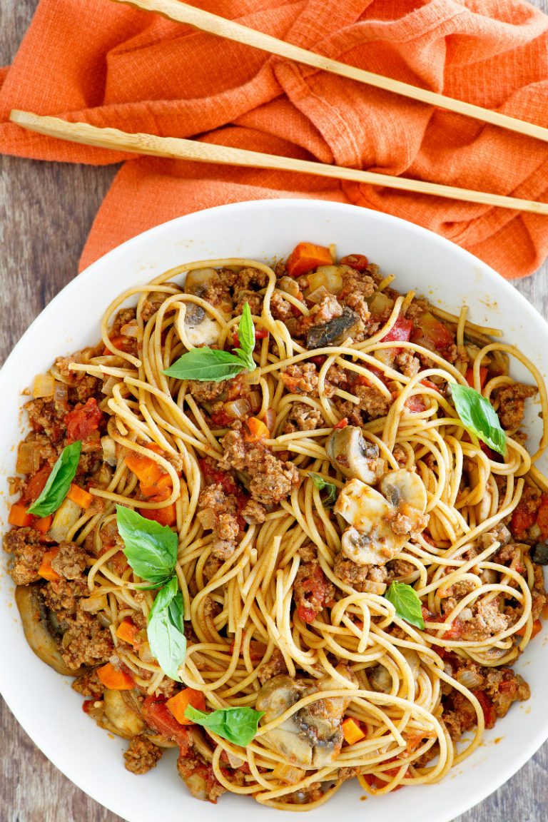 Weight Watchers Spaghetti Bolognese - Recipe Girl