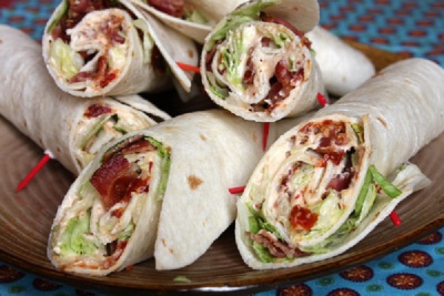 BLT Wraps - Recipe Girl