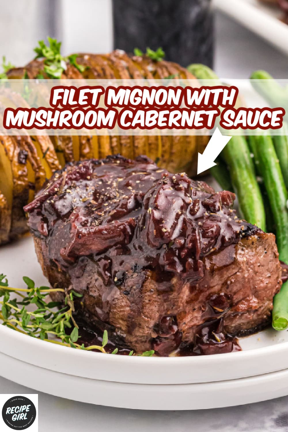 Filet Mignon with Mushroom Cabernet Sauce - Recipe Girl