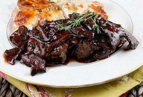 Filet Mignon with Mushroom Cabernet Sauce - Recipe Girl