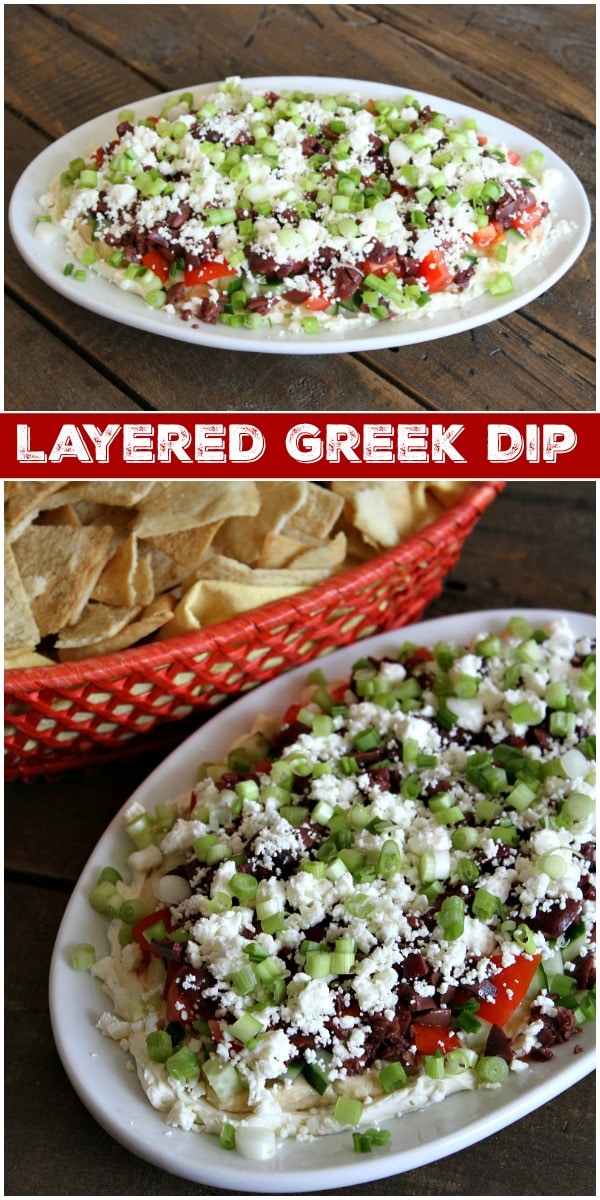 Layered Greek Dip - Recipe Girl
