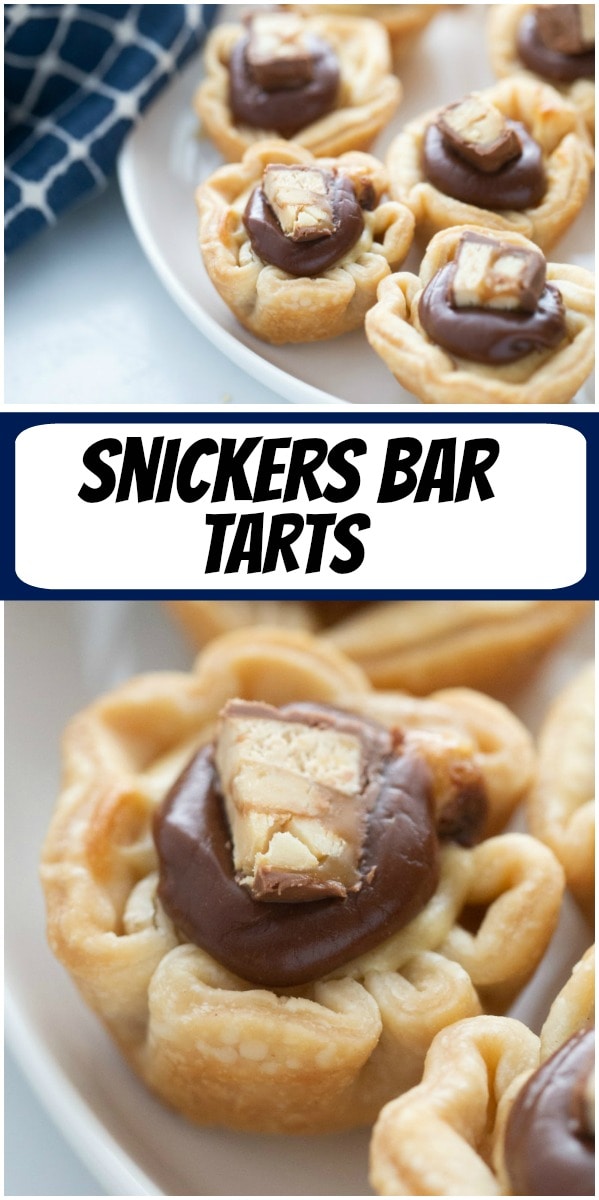 Snickers Bar Mini Tarts - Recipe Girl