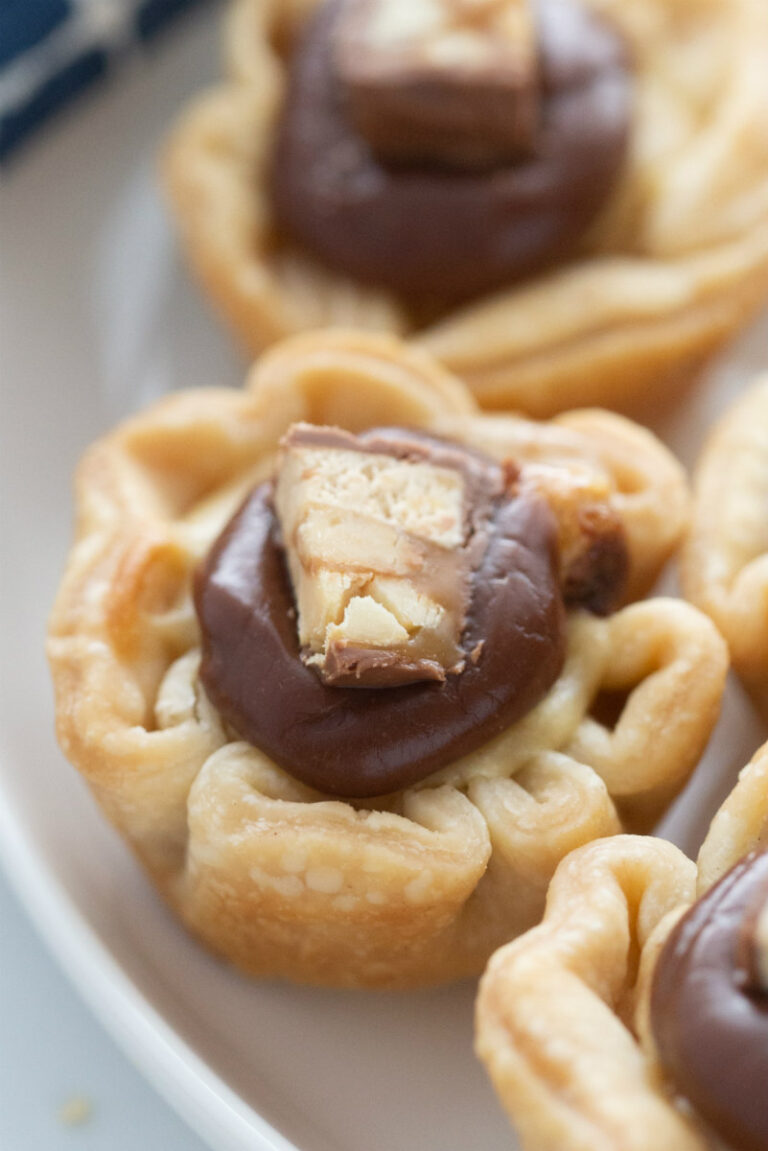 Snickers Bar Mini Tarts - Recipe Girl