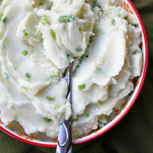 Champ (Green Onion Mashed Potatoes) - Recipe Girl