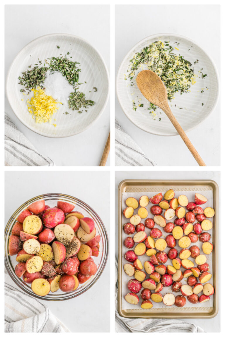 Lemon Salt Roasted Potatoes - Recipe Girl