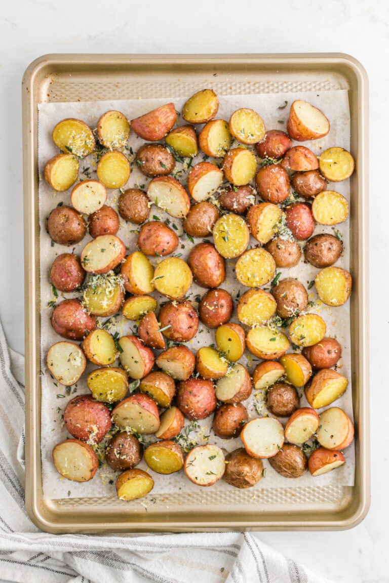 Lemon Salt Roasted Potatoes - Recipe Girl