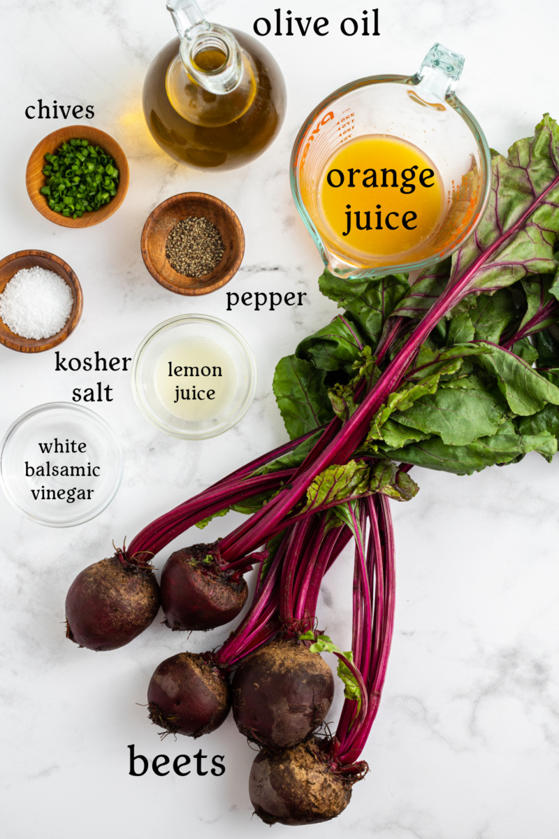 Roasted Beets with White Balsamic and Citrus Dressing - Recipe Girl