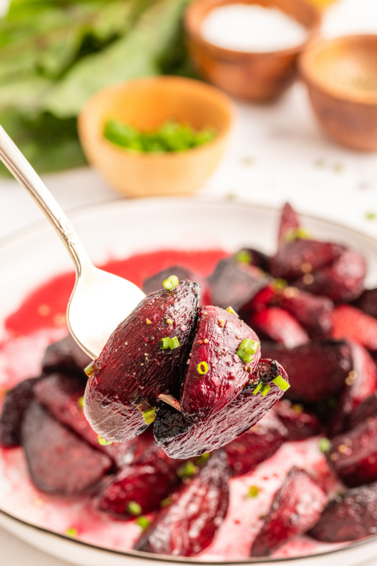 Roasted Beets with White Balsamic and Citrus Dressing - Recipe Girl