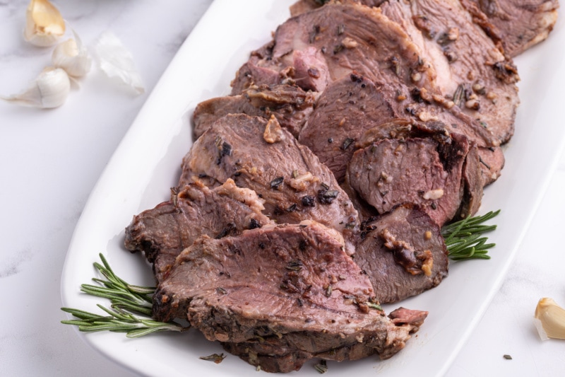 Rosemary and Garlic Leg of Lamb Roast - Recipe Girl