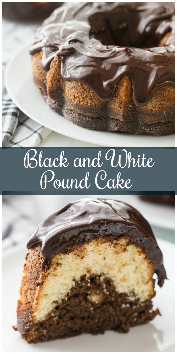 Black and White Pound Cake - Recipe Girl