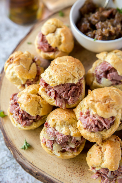 Beer Puffs with Corned Beef Filling - Recipe Girl