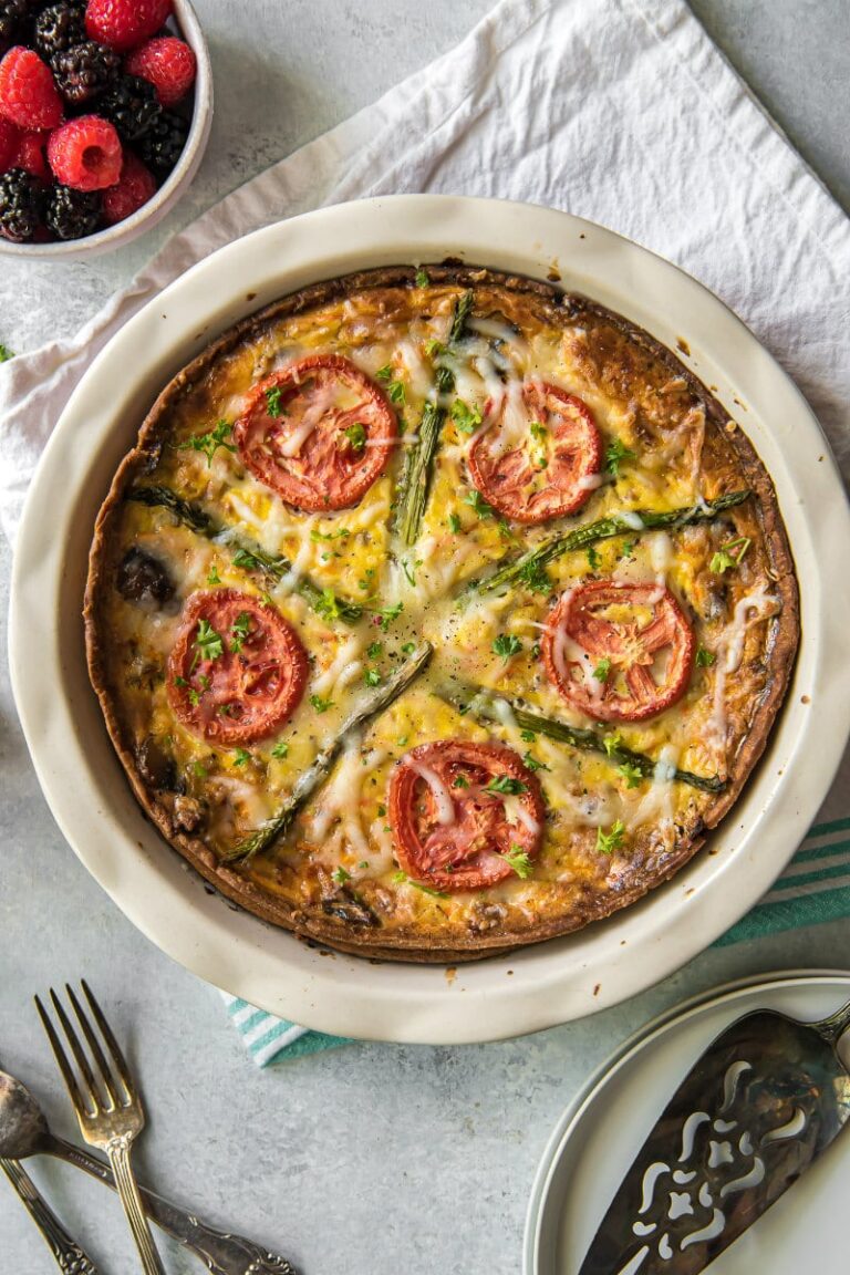 Garden Vegetable Quiche - Recipe Girl