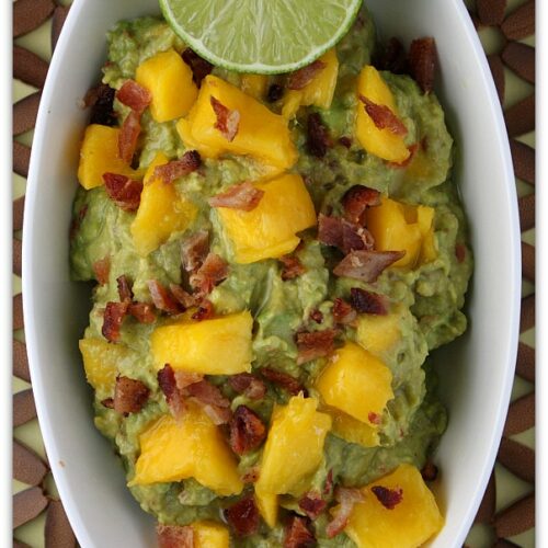 Sweet and Smoky Mango Guacamole - Recipe Girl