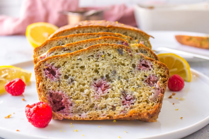 Raspberry Lemon Loaf - Recipe Girl