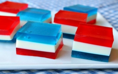 Red White and Blue Finger Jello - Recipe Girl