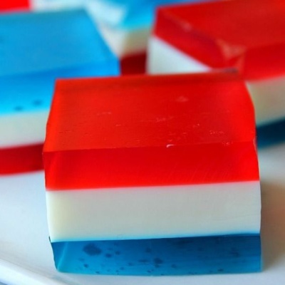 Red White and Blue Finger Jello - Recipe Girl
