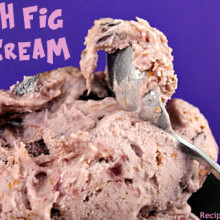 Fresh Fig Ice Cream - Recipe Girl