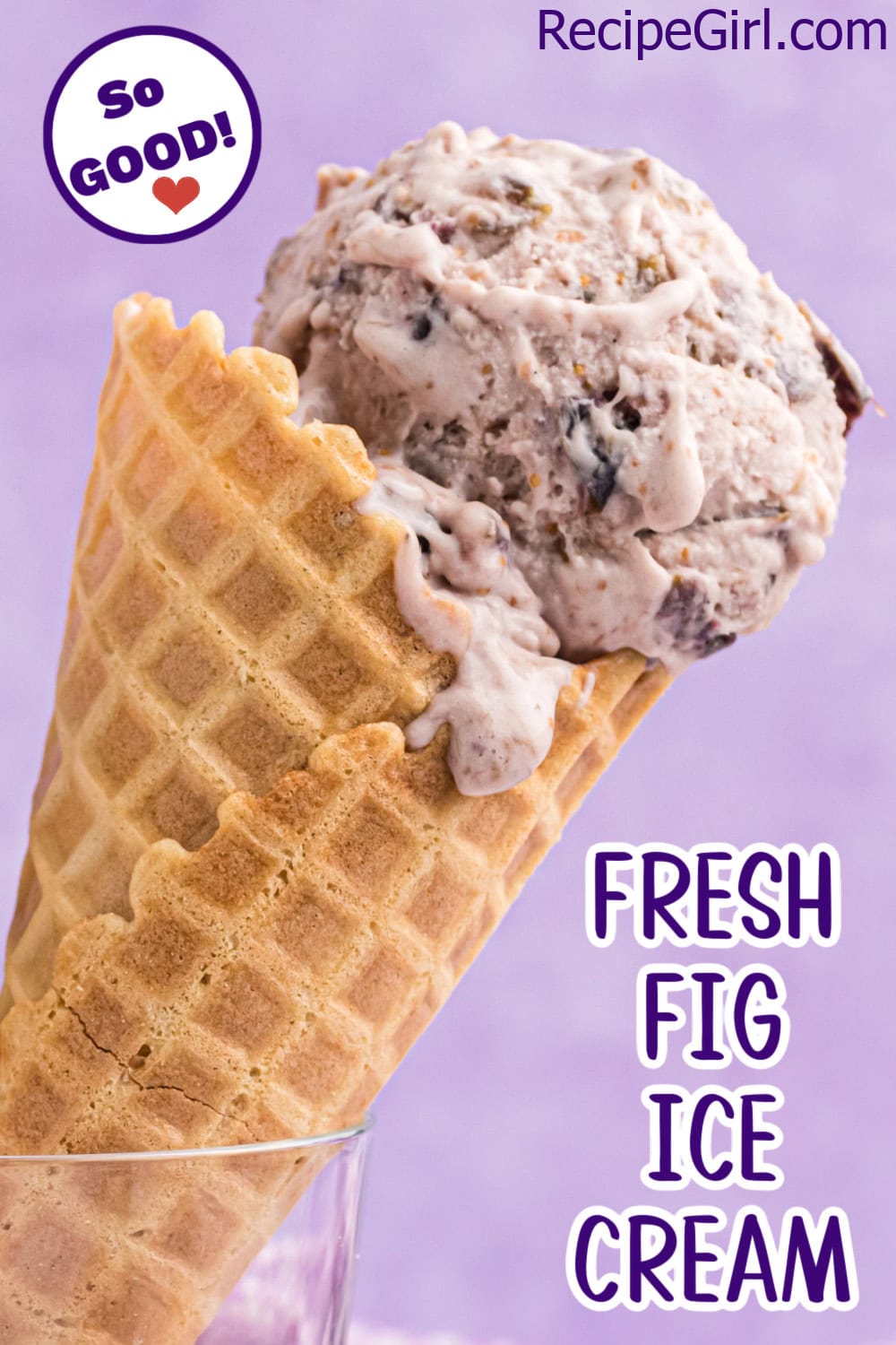 Fresh Fig Ice Cream - Recipe Girl