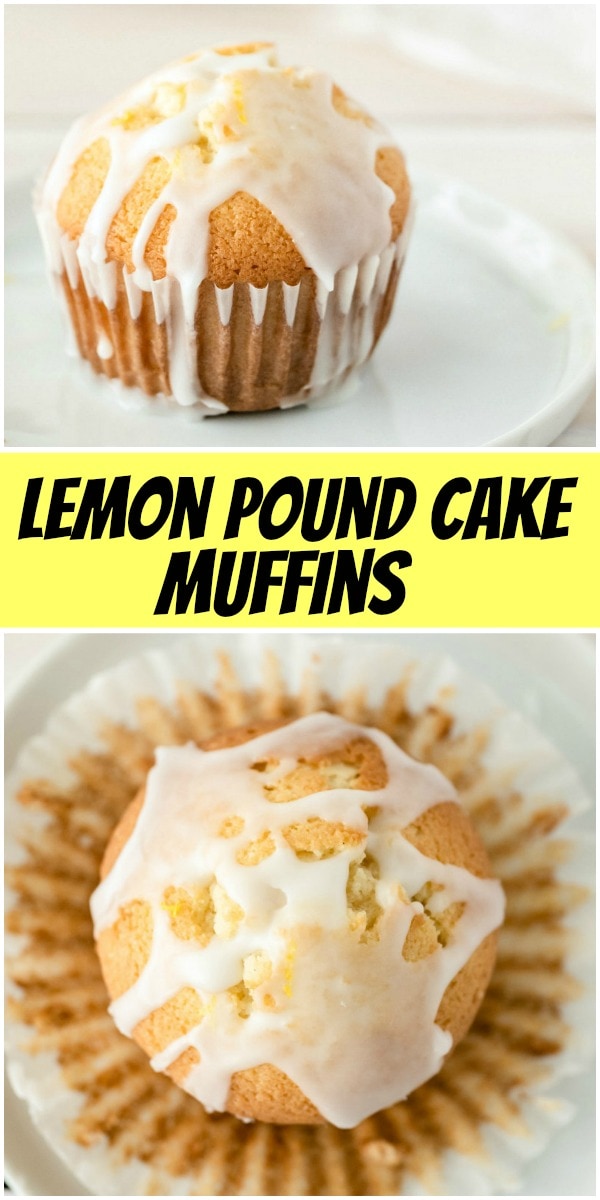 Lemon Pound Cake Muffins - Recipe Girl