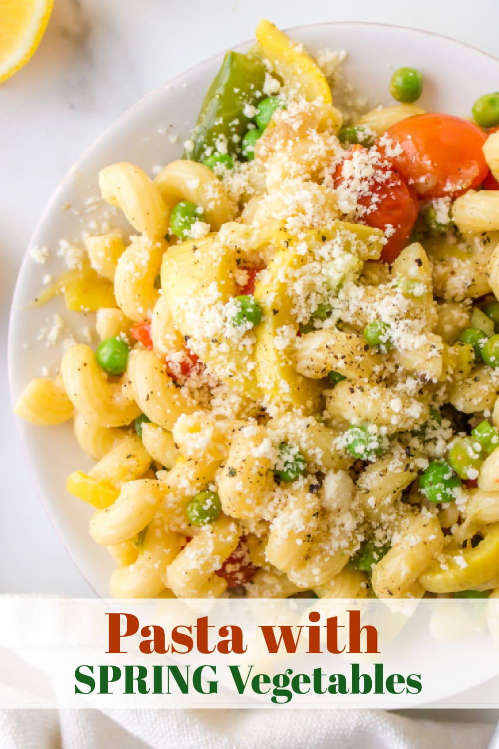 Pasta with Spring Vegetables - Recipe Girl