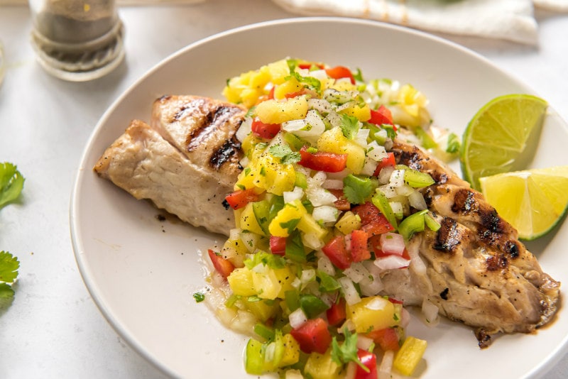 Red Snapper with Pineapple Salsa - Recipe Girl