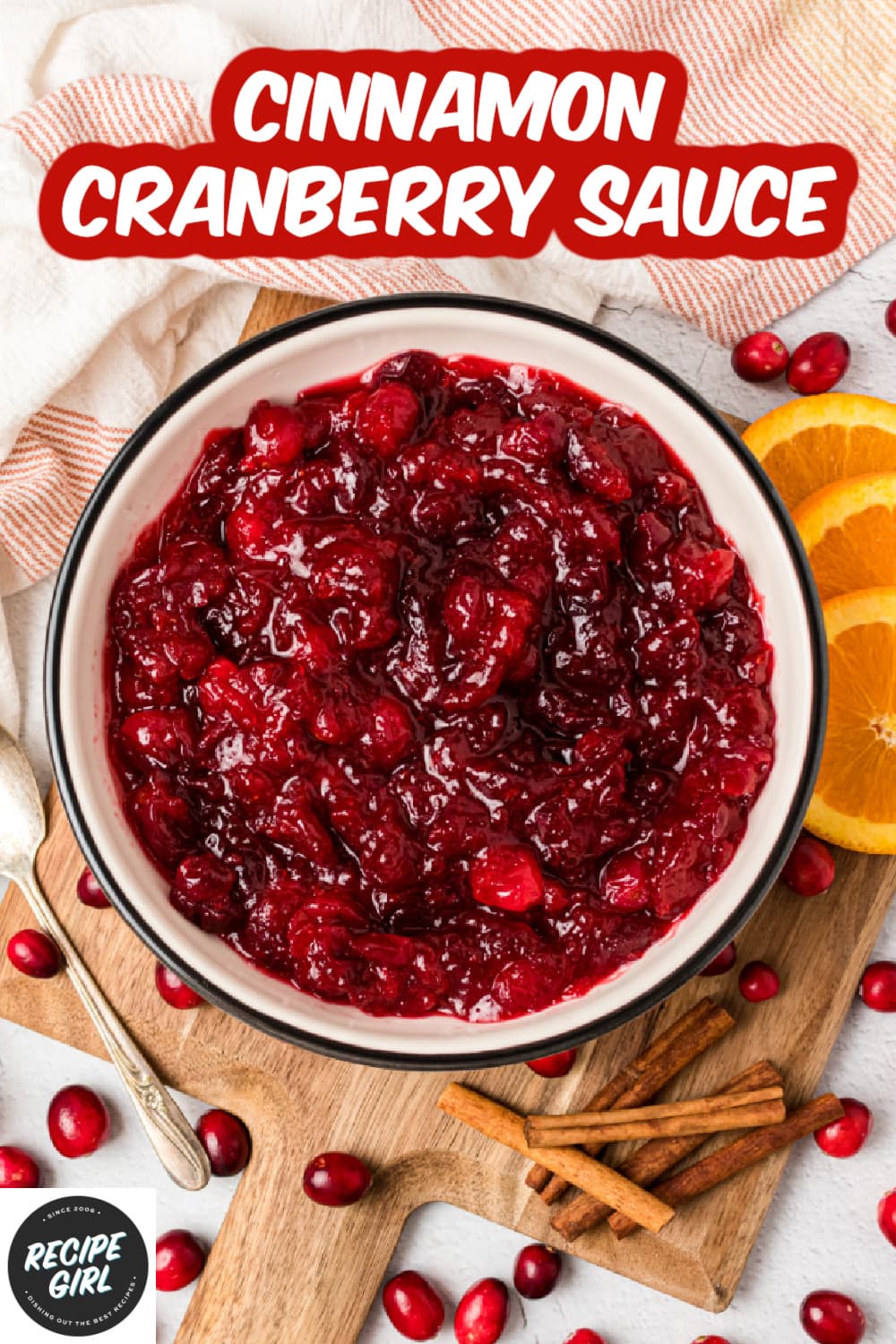 Cinnamon Cranberry Sauce - Recipe Girl