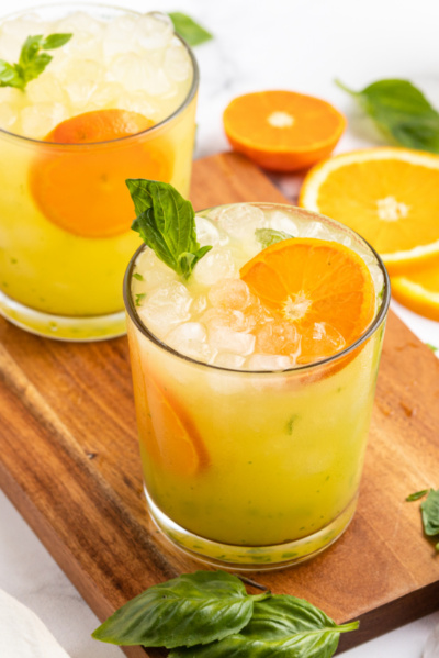Orange Basil Mojitos - Recipe Girl