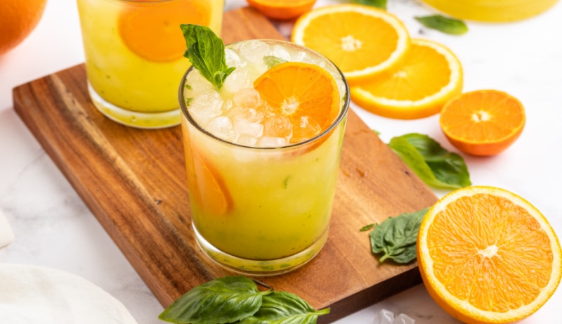 Orange Basil Mojitos - Recipe Girl