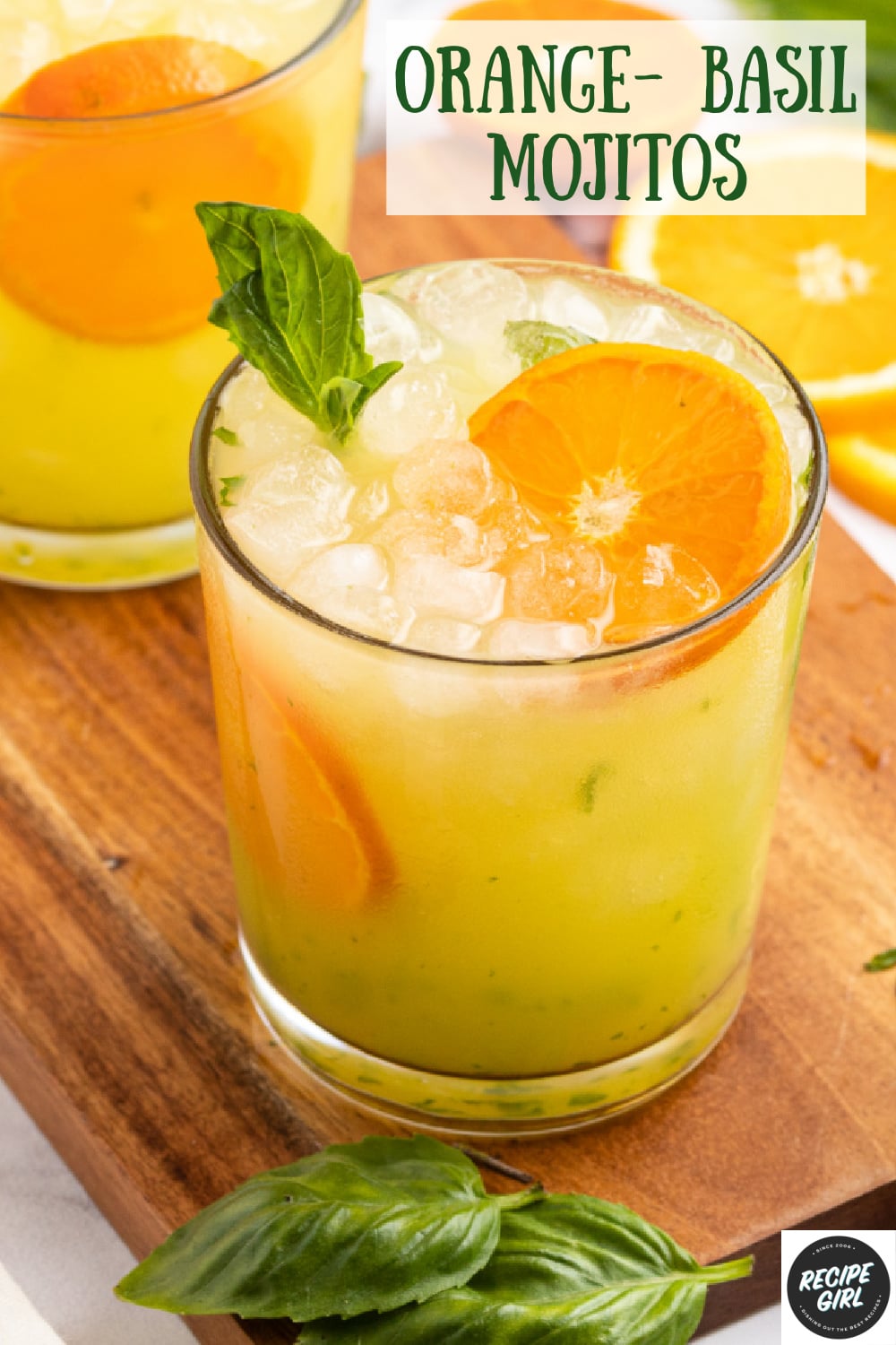 Orange Basil Mojitos - Recipe Girl