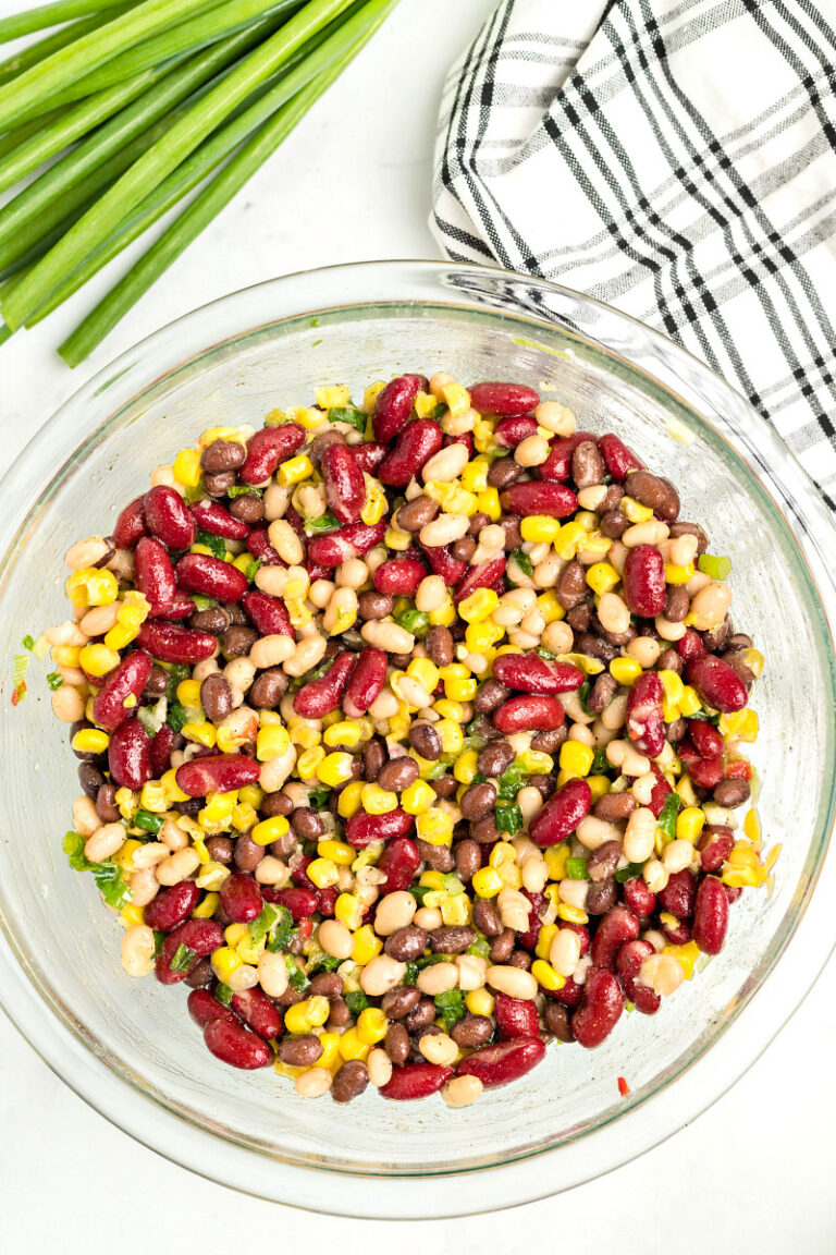 Red White and Black Bean Salad - Recipe Girl