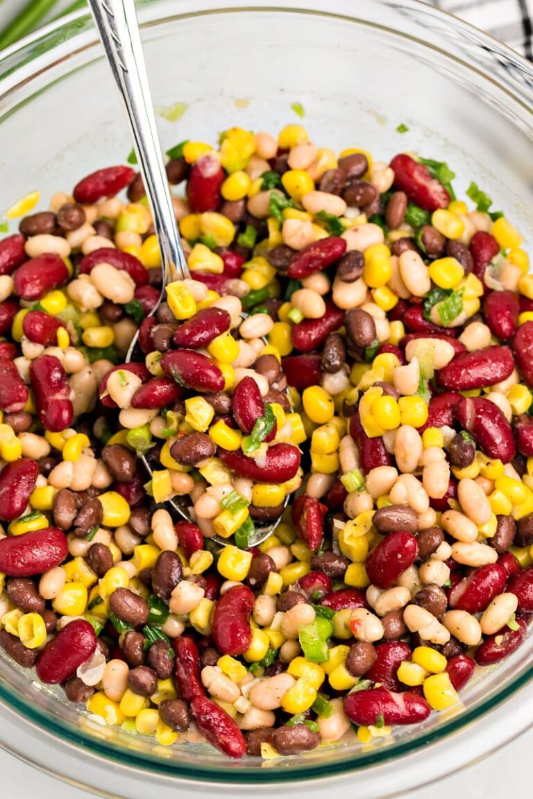 Red White and Black Bean Salad - Recipe Girl