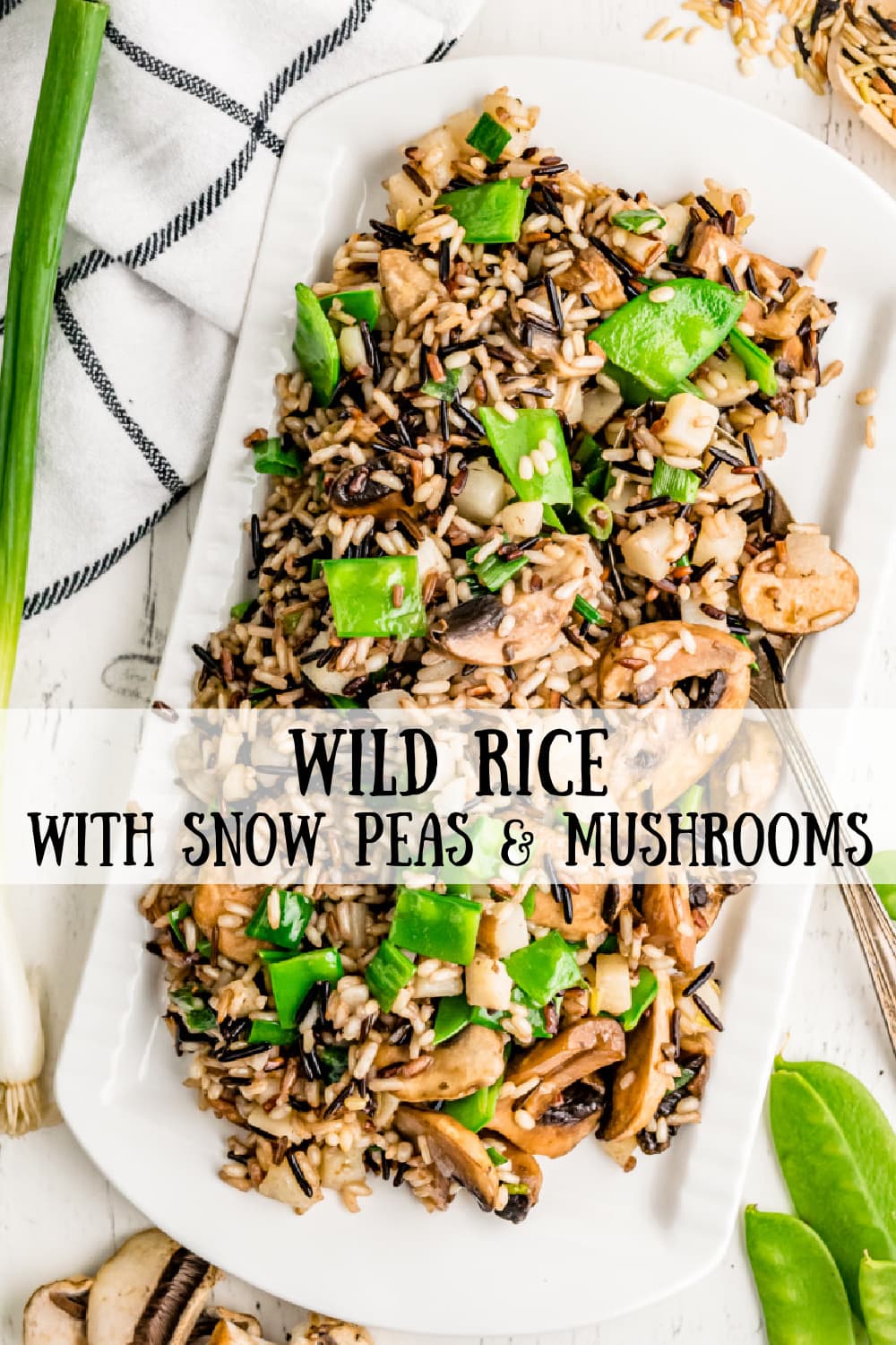 Wild Rice with Snow Peas - Recipe Girl