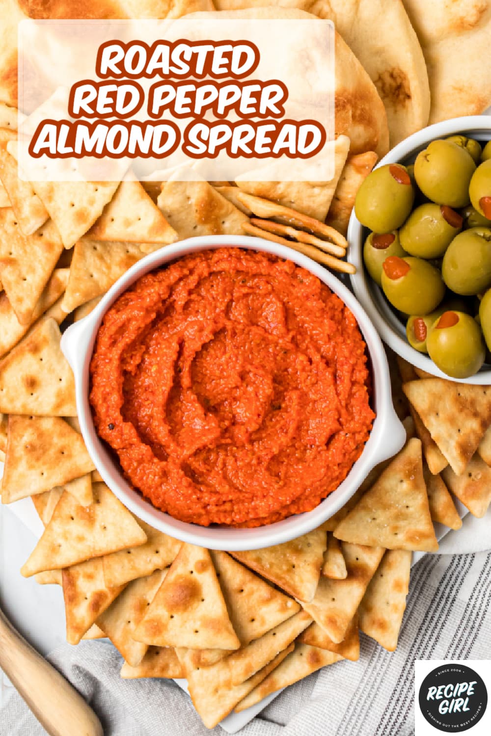 Roasted Red Pepper Almond Spread - Recipe Girl