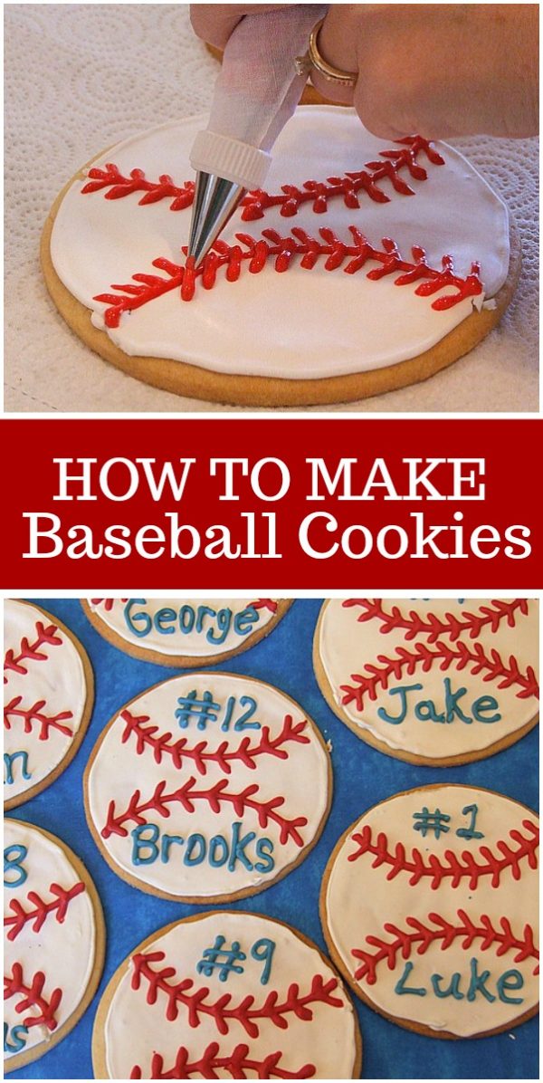 How to Make Baseball Cookies - Recipe Girl