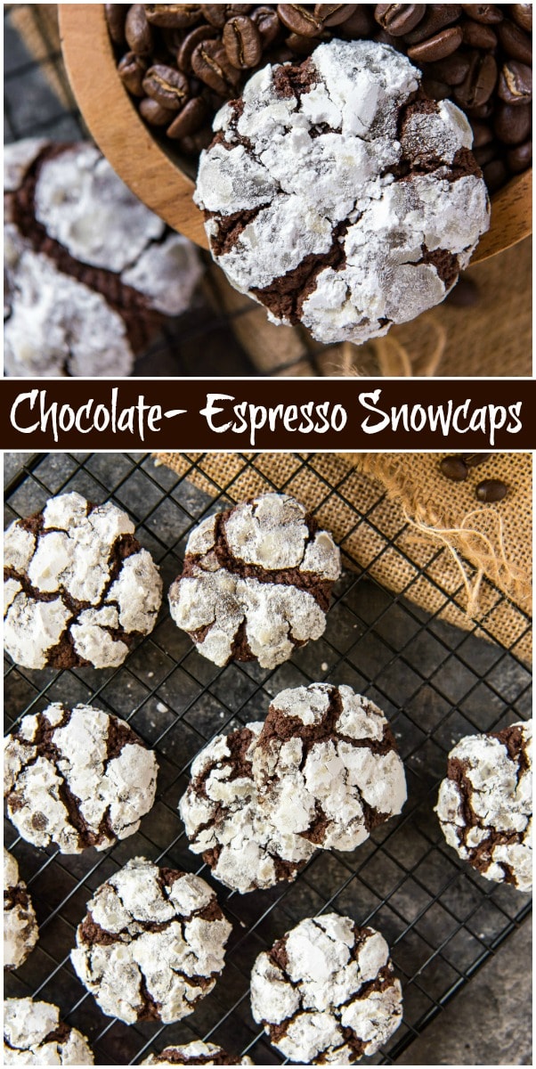 Chocolate Espresso Snowcaps - Recipe Girl