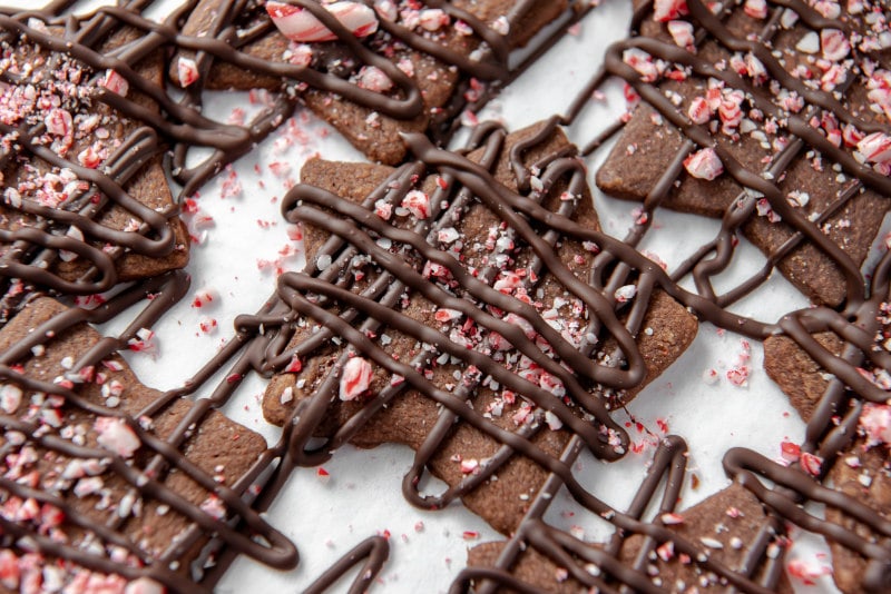 Chocolate Peppermint Star Cookies - Recipe Girl