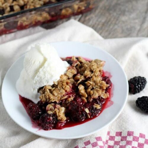 Blackberry Crisp - Recipe Girl