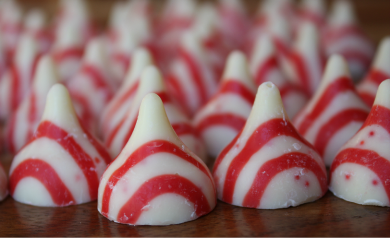 Candy Cane Kiss Cookies - Recipe Girl