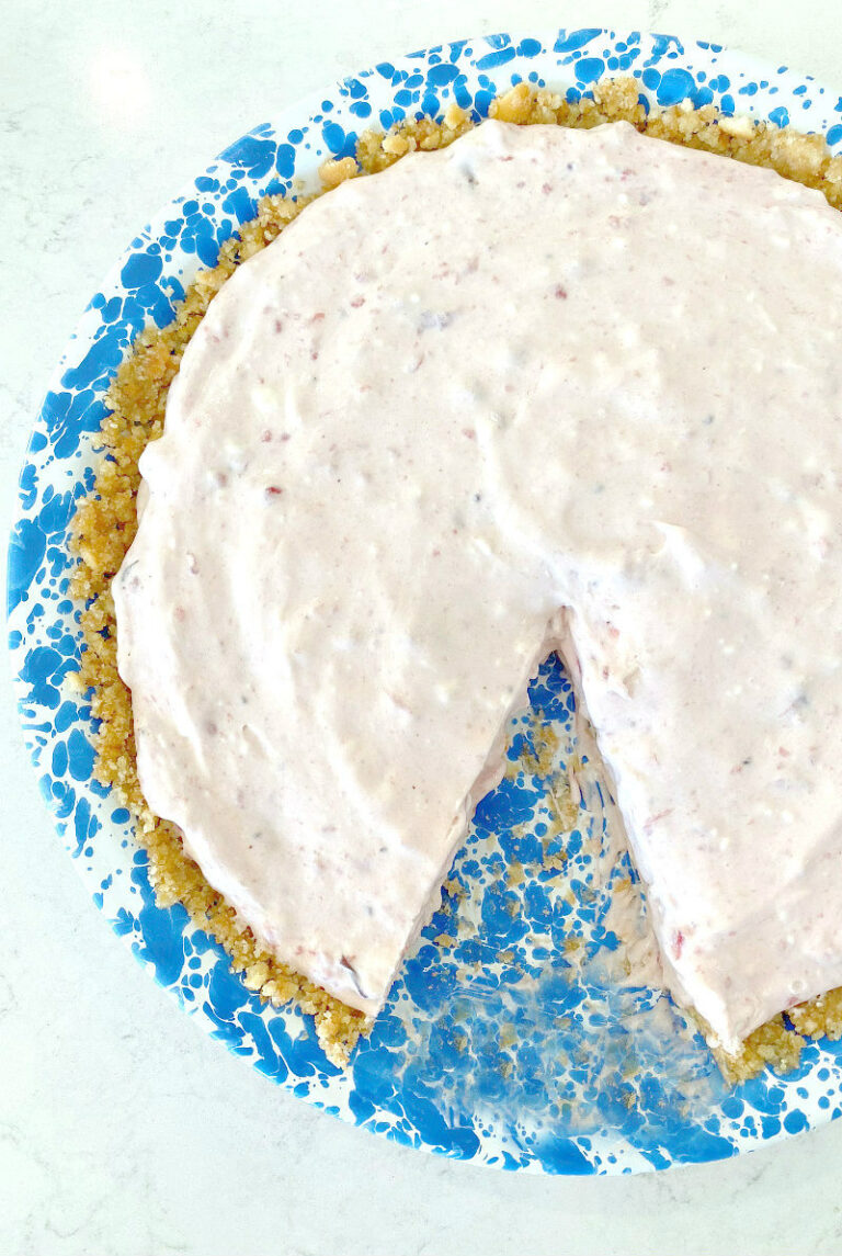 Frozen Cranberry Velvet Pie - Recipe Girl