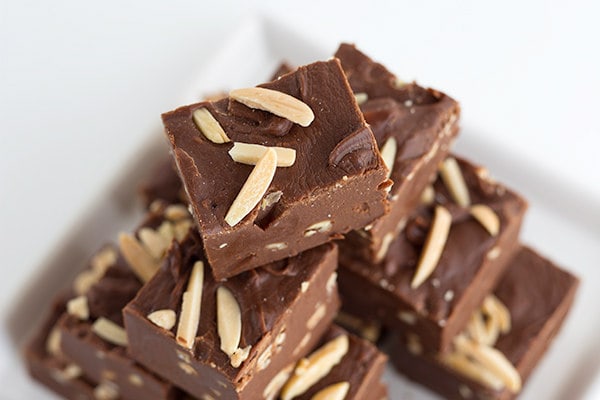 Chocolate Toasted Almond Fudge - Recipe Girl