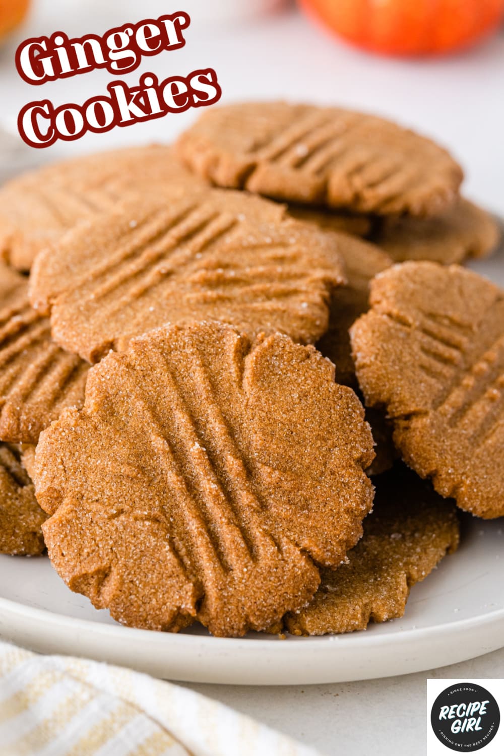 Ginger Cookies - Recipe Girl